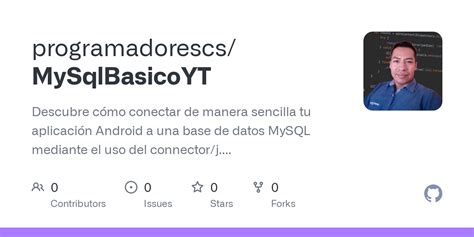 Github Programadorescsmysqlbasicoyt Descubre Cómo Conectar De