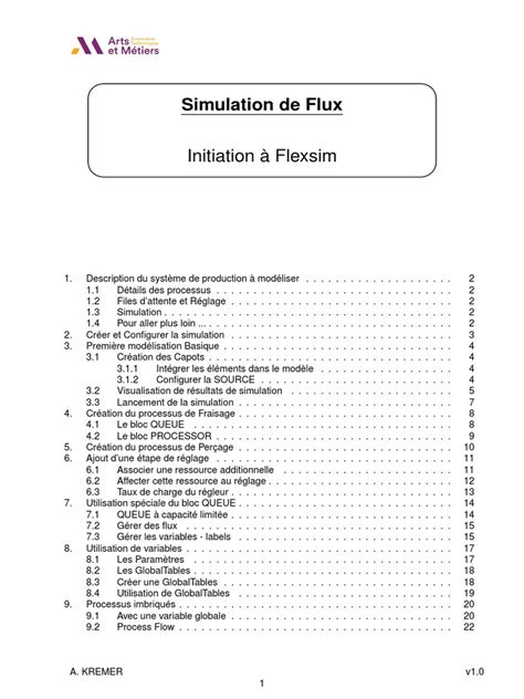 Ed Flexsim Pdf Maison Et Jardin