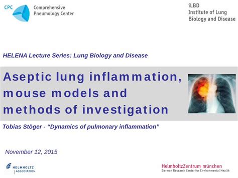 Pdf Aseptic Lung Inflammation Mouse Models And Methods Of