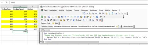 Vba Funktionen Sumif Und Sumifs Automate Excel