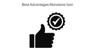 Best Advantages Monotone Icon In Powerpoint Pptx Png And Editable Eps Format PPT Sample