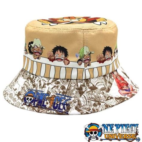Anime One Piece Bucket Hat Luffy Zoro Ace Chopper Official One