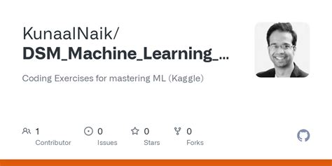 Github Kunaalnaik Dsm Machine Learning Exercises Coding Exercises