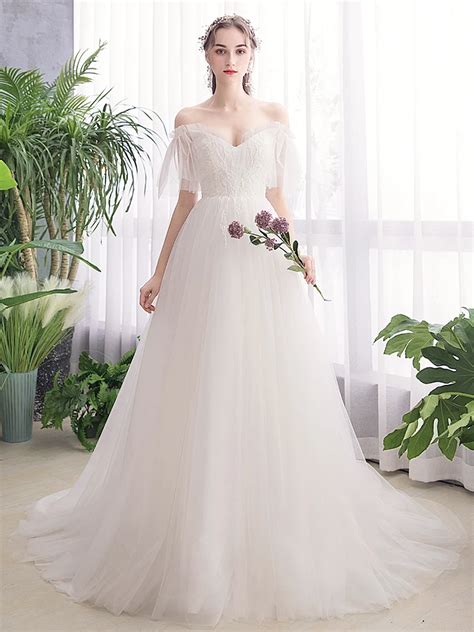 G Zellik Emily Beyaz Dantel Gelinlik Yeni D N Parti Gelin Elbise Uzun Gelinlikler Custom