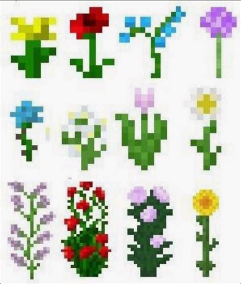 Minecraft Flowers