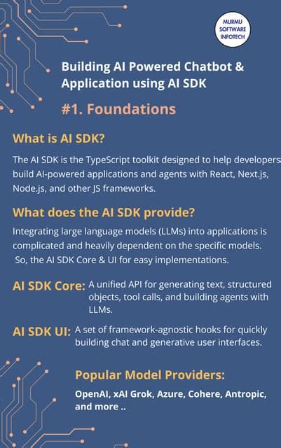 Building Api Powered Chatbot And Application Using Ai Sdk 1pdf