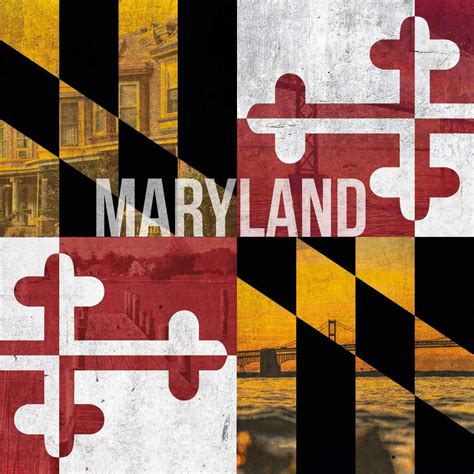 Maryland Flag Wall Art Prints Framed Prints And Multi Panel Art
