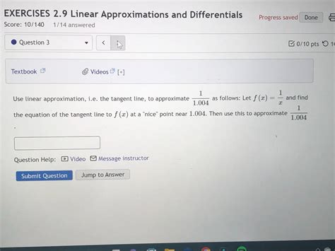 Solved Exercises 2 9 Linear Approximations And Differentials
