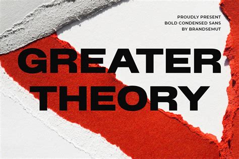 Greater Theory Font All Free Fonts