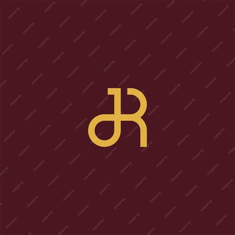 Premium Vector Jr Monogram