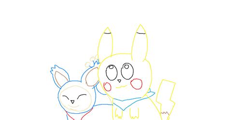 Pikachu And Skitty By Lydiaprower8 On Deviantart