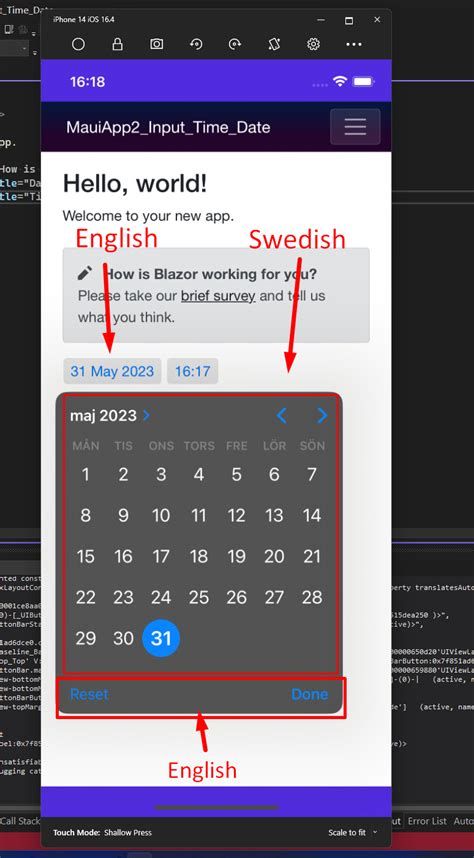 Maui Blazor Hybrid Does Not Respect Device Language On Ios For Datetime · Issue 15364 · Dotnet