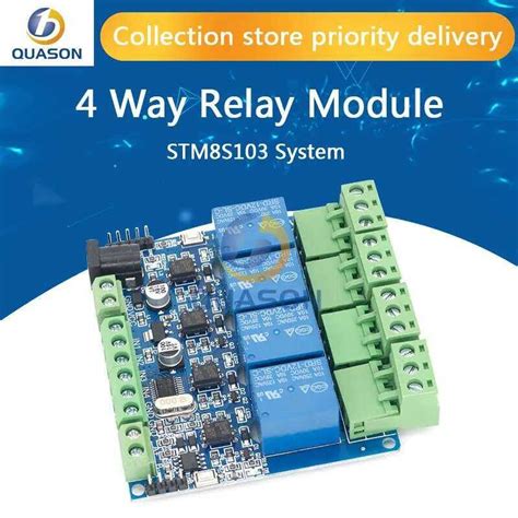 Industrial Automation Components Modbus RTU Way Relay Module DIY Stm S System Road Input