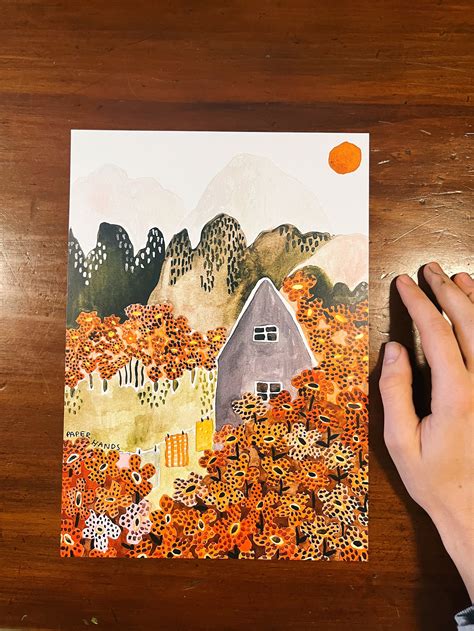 Mental Escape Print Paper Hands