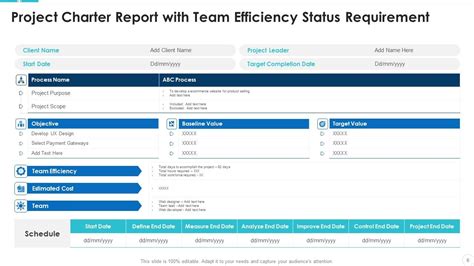Project Efficiency Status Ppt Powerpoint Presentation Complete With Slides