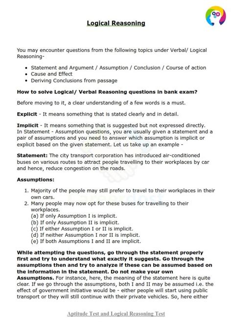 logical reasoning problems aptitude and reasoning teaching aptitude