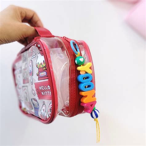 컬러풀 알파벳키링 이니셜키링 네임택 아이디어스