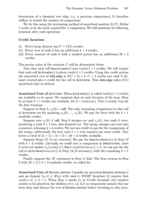 Scandinavian Workshop On Algorithm 41 The Dynamic Vertexminimum