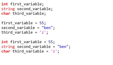 Understand The Variables And Types In Programming C Unity Learn By Yassinealoui