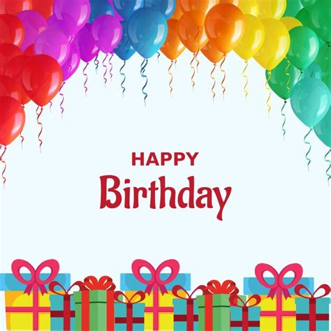 premium psd happy birthday celebration wishing card psd