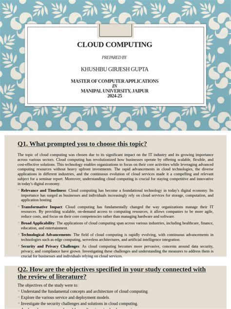 Cloud Computingppt Pdf Cloud Computing Computer Security