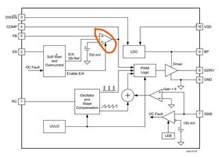 TPS40210 I Need Adjustable Output Can FB Pin Be Grounded To Set Voltage On COMP In The
