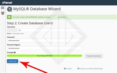 روش ساخت دیتابیس در سی پنل