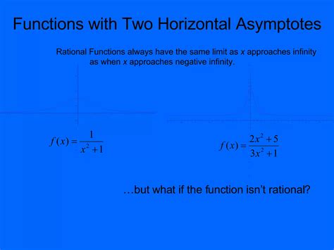 Limits At Infinity Part PPT