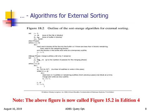 Algorithms For Query Processing And Optimization Ppt Download