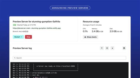 Announcing Netlify Preview Servers Real Time Previews Without Rebuilds Netlify
