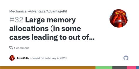 Large Memory Allocations In Some Cases Leading To Out Of Memory Failures When Reading From