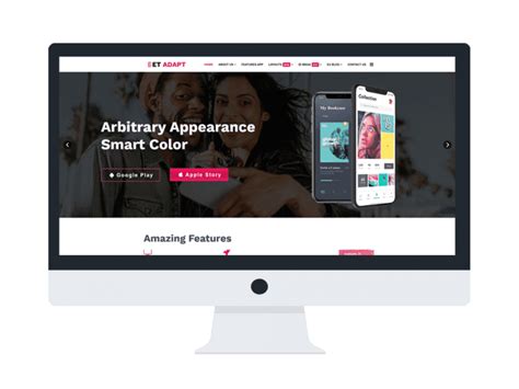 ET Adapt Free Responsive App Joomla Template Engine Templates