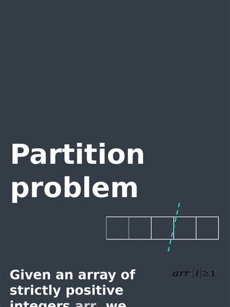 Partitionproblem Pdf Theoretical Computer Science Algorithms And Data Structures