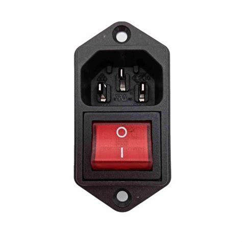 China IEC EMI EMC Electric 3in1 Fuse Connector Inlet Power Socket Switch China Switch Socket