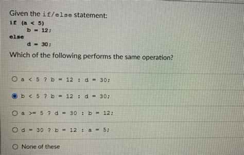 Solved What Will The Following Code Display Int Number 6