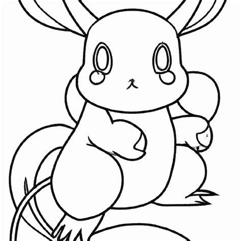 10 Desenhos De Pokémon Raichu Para Imprimir E Colorir
