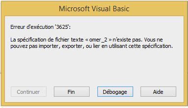 AC 2013 Import CSV Avec DoCmd TransferText AcImportDelim Access