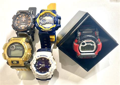 【傷や汚れあり】 動作未確認 Casio まとめ5本 G Shock あり Protection 1円スタートの落札情報詳細 ヤフオク