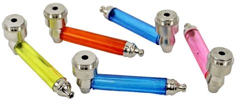 10ct 3″ Color Tube Metal Pipe Assortment 4 Aces Wholesale