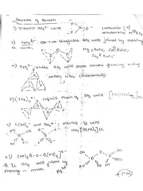 Structure Borate Pdf