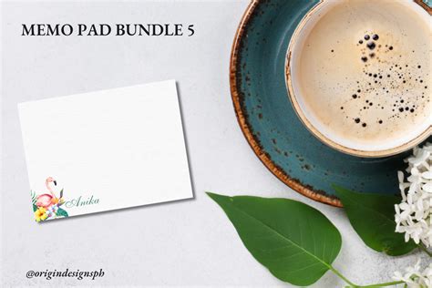 Memo Pad Template 6 Graphic By Origin Designs Ph · Creative Fabrica