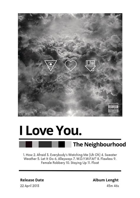 I Love You Album Cover Love Yourself Album Album The Neighbourhood