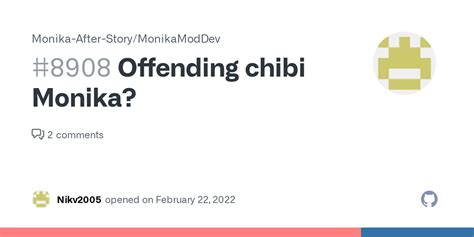 Offending Chibi Monika · Issue 8908 · Monika After Storymonikamoddev · Github