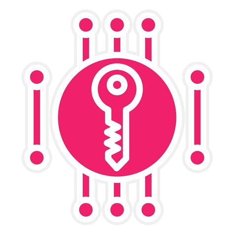 Premium Vector Vector Design Private Key Encryption Icon Style