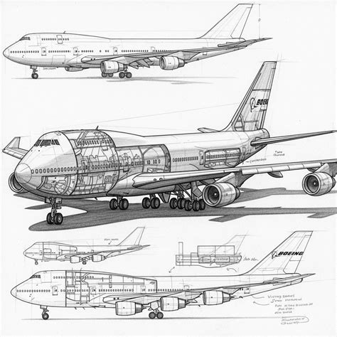 Realistic Plane Drawing Tutorials For Aviation Fans