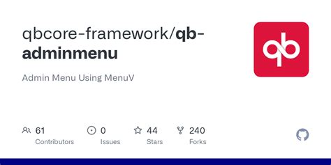 Github Qbcore Frameworkqb Adminmenu Admin Menu Using Menuv