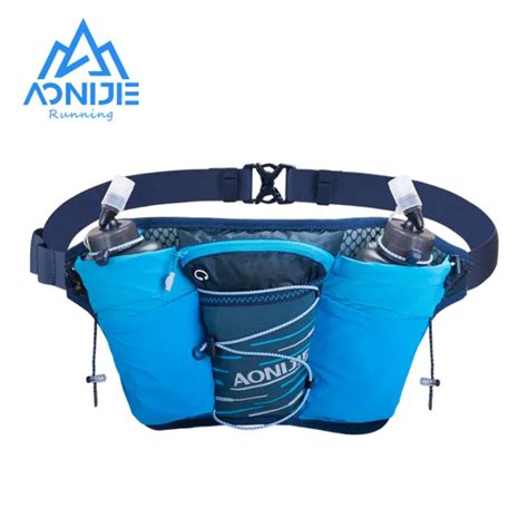 Aonijie กีฬาวิ่งเอวกระเป๋าสำหรับผู้หญิงผู้ชายที่มีน้ำหนักเบายิมเข็มขัดกีฬา F Anny กระเป๋าขี่