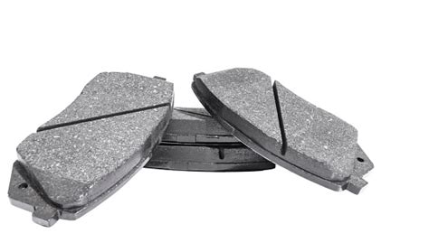 흰색 배경에 고립 된 브레이크 패드 자동차 부품 화이트에 절연 브레이크 패드 제동 패드 자동차 부품입니다 자동차 세부 예비 부품