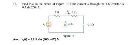 solved 4 using phasors determine i t in the following