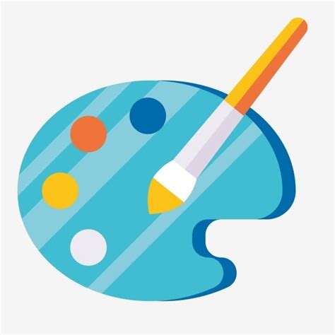 팔레트 브러시 생성 도면 그린 그림 그림 물감 색깔 Png 일러스트 및 벡터 에 대한 무료 다운로드 Pngtree